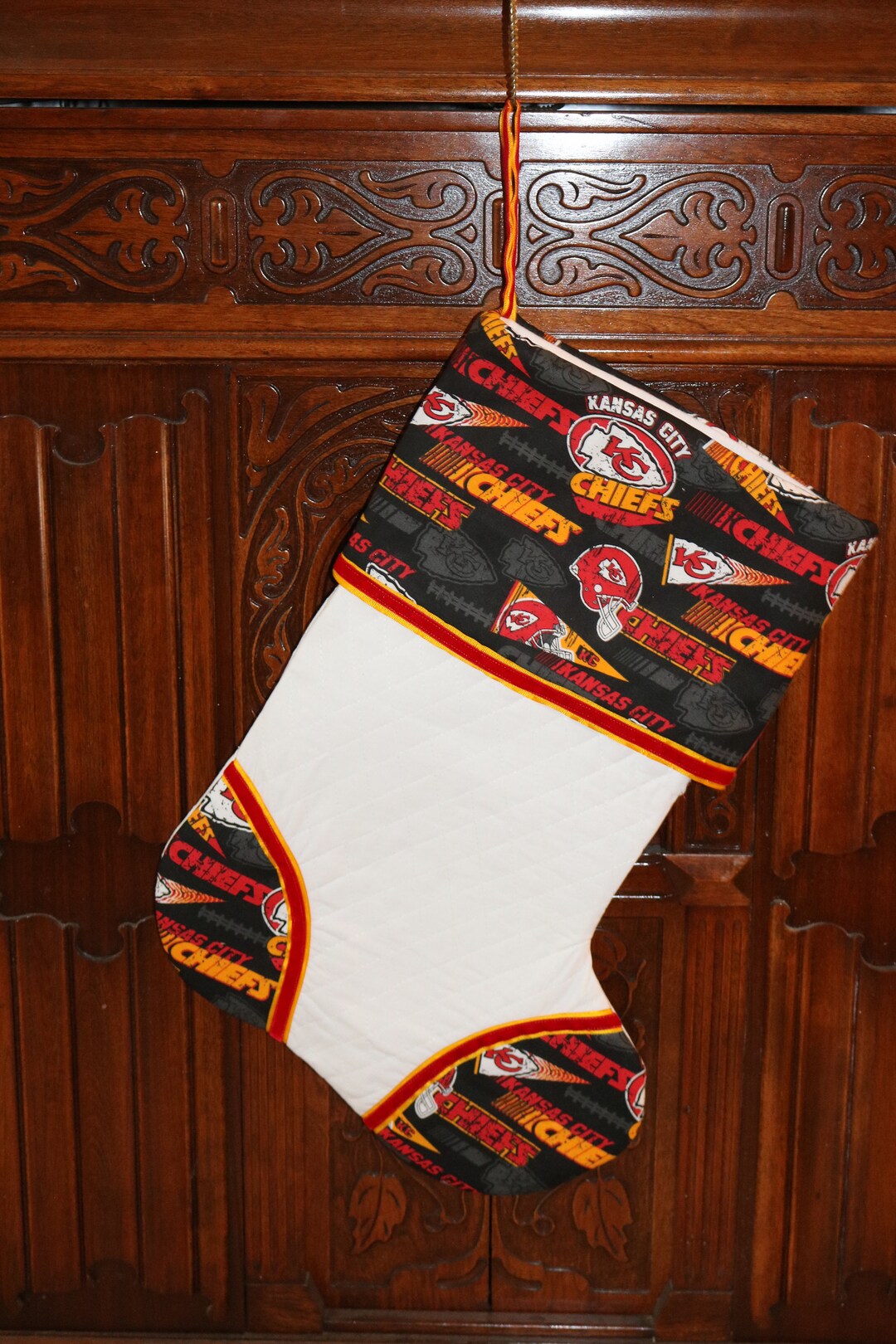 Kansas City Chiefs Handmade Custom Christmas Stocking - Etsy