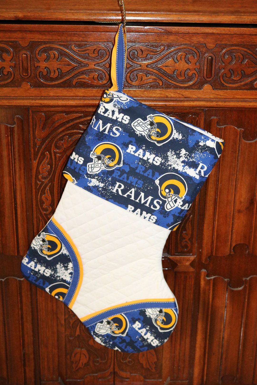 LA Rams 2 Handmade Custom Christmas Stocking - Etsy