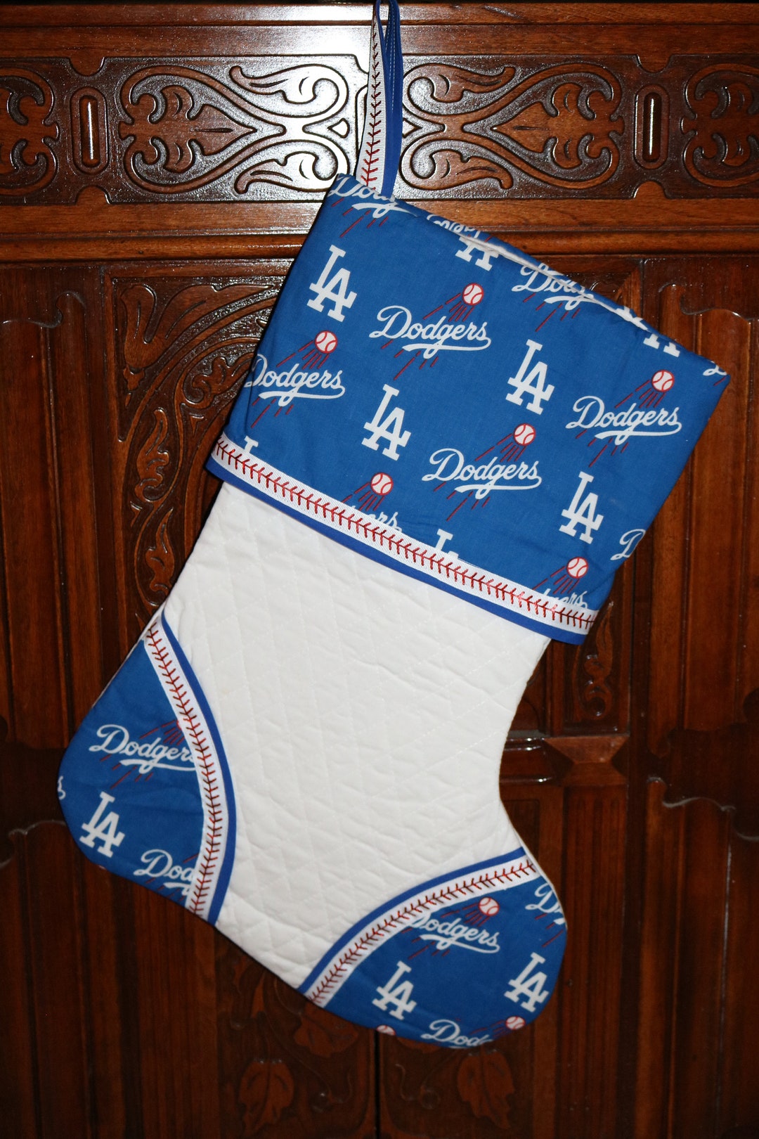 LA Dodger 1 Handmade Custom Christmas Stocking - Etsy