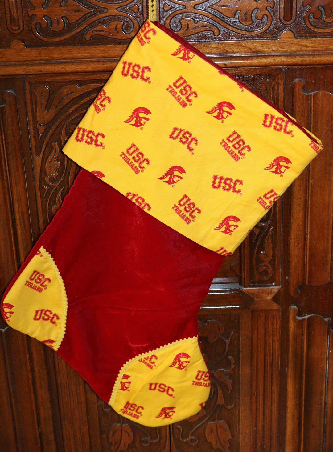 USC Trojans 1 Handmade Custom Christmas Stocking - Etsy