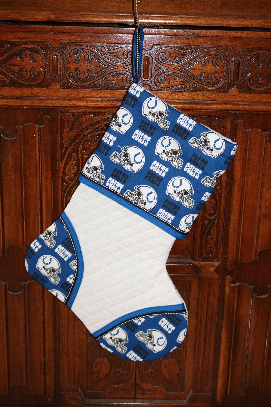 Indianapolis Colts 1 Handmade Custom Christmas Stocking - Etsy