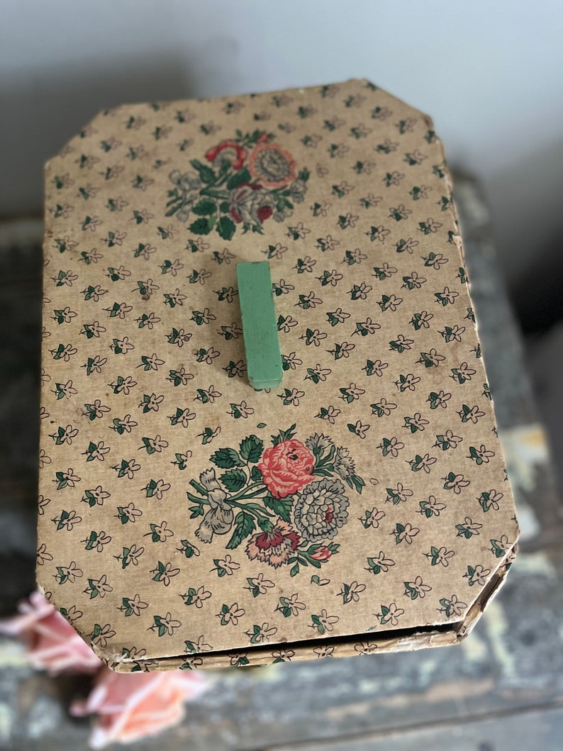 Antique Wallpaper Box 1930s Wallpaper Box Antique Storage - Etsy