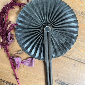 Antique Mourning Fan- Victorian Mourning Fan-antique Black Mourning Fan ...