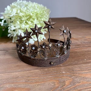 Antique French Paste Glass Crown French Religious Crown Antique French ...
