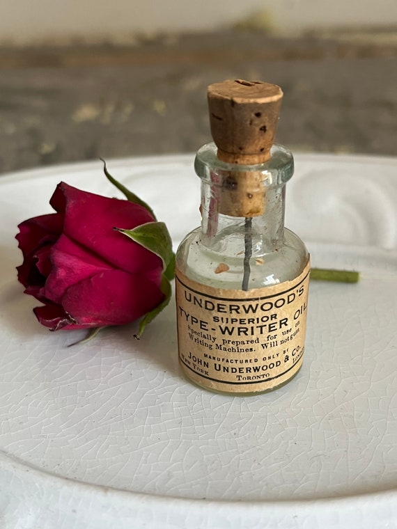 Antique Underwoods Typewriter Oil Bottle Victorian | Etsy