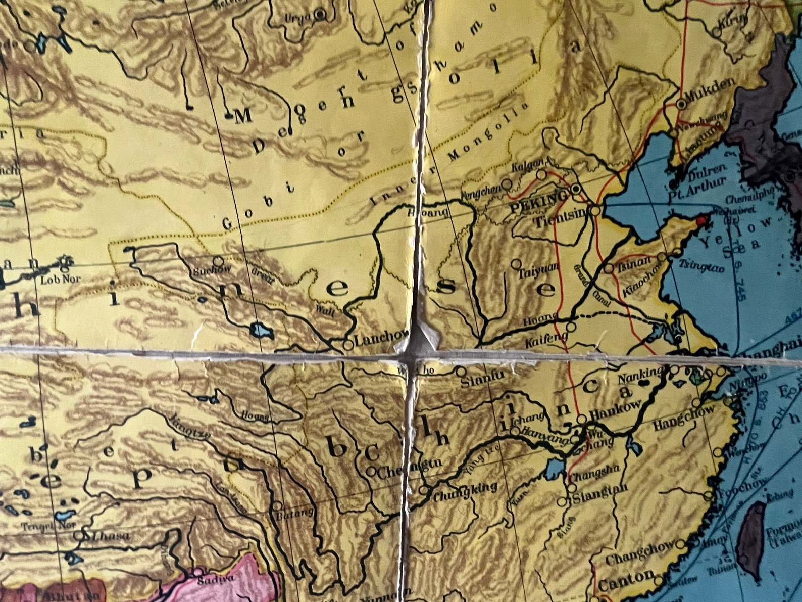 Antique School Map of Asia-new World Series School Map of - Etsy