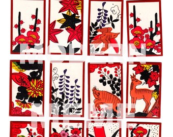 Hanafuda Cards - Etsy Singapore