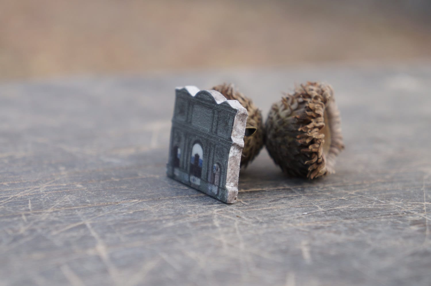 Renaissance Pin, Cityscape, Medieval Brooch, 15th Century, Art Jewelry ...