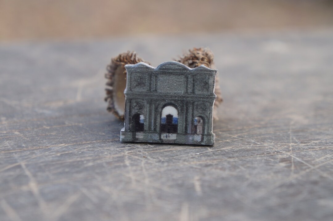 Renaissance Pin, Cityscape, Medieval Brooch, 15th Century, Art Jewelry ...