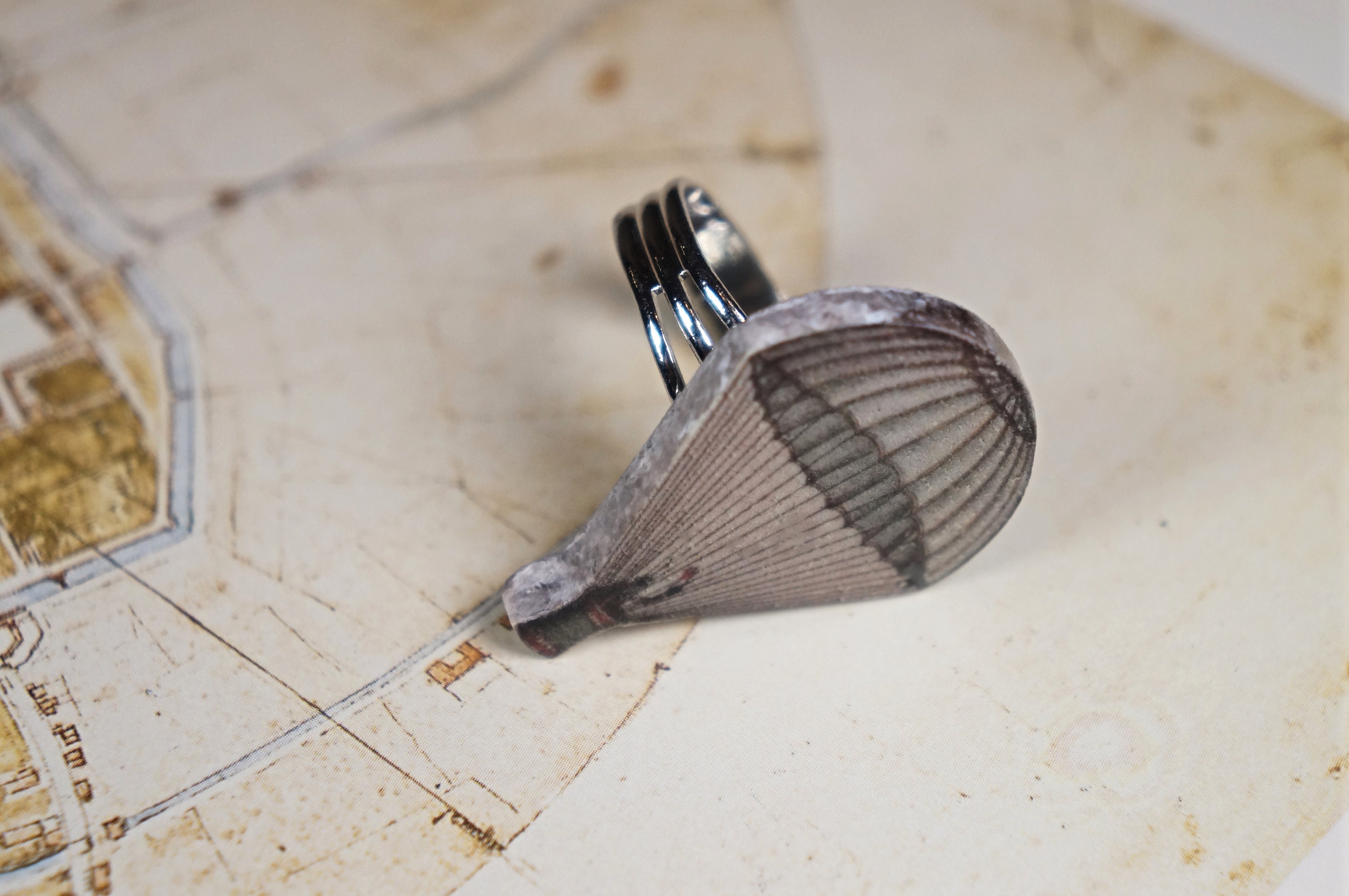 Parachute Ring Steampunk Ring Victorian Ring Victorian Jewelry - Etsy