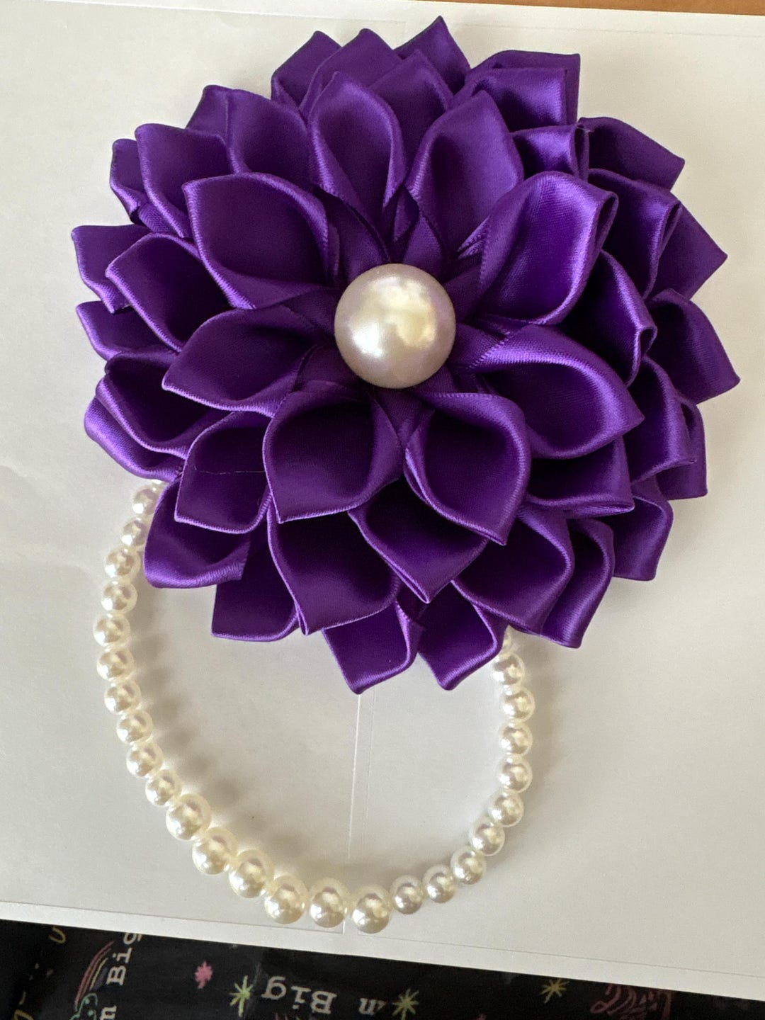 Delta Sigma Theta African Violet Corsage - Etsy