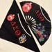Delta Sigma Theta Clacking Fan and Matching Bandana - Etsy