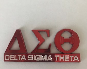 Delta Sigma Theta Sorority Inc. Car Decal - Etsy