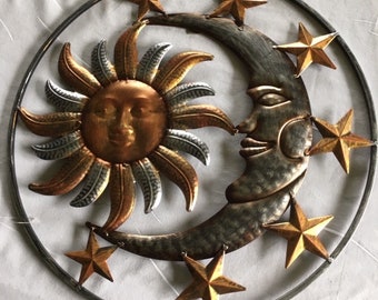 Sun and Moon Metal | Etsy