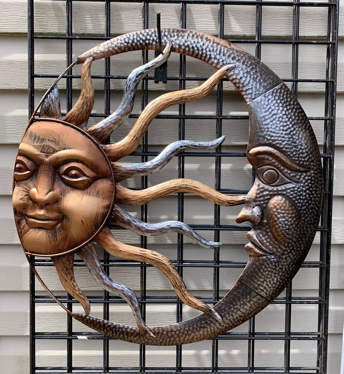 25 Metal Sun and Moon Outdoor Decor SHIPS FOR FREE - Etsy UK