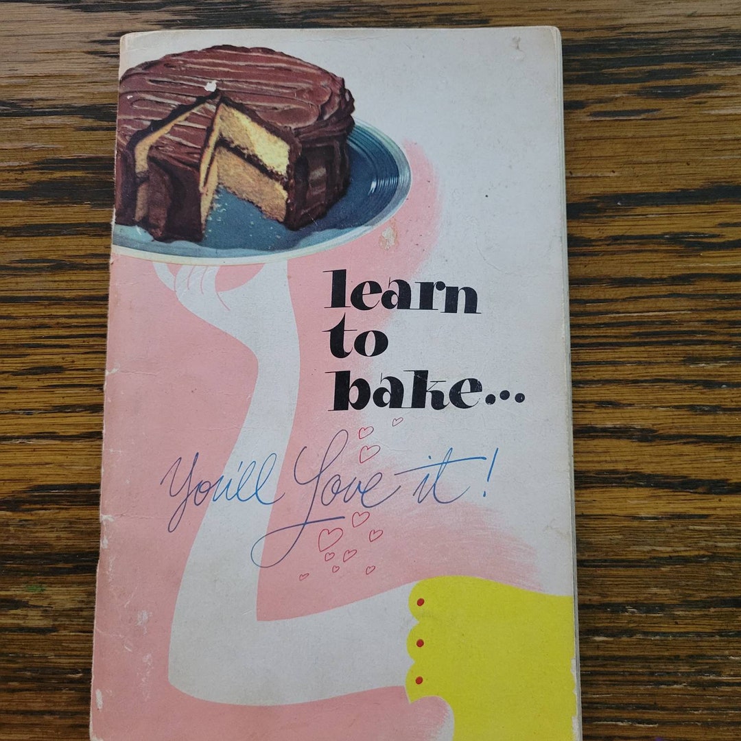 Learn to Bake... You'll Love It! 1947 General Foods Swans Cake Flour - Etsy