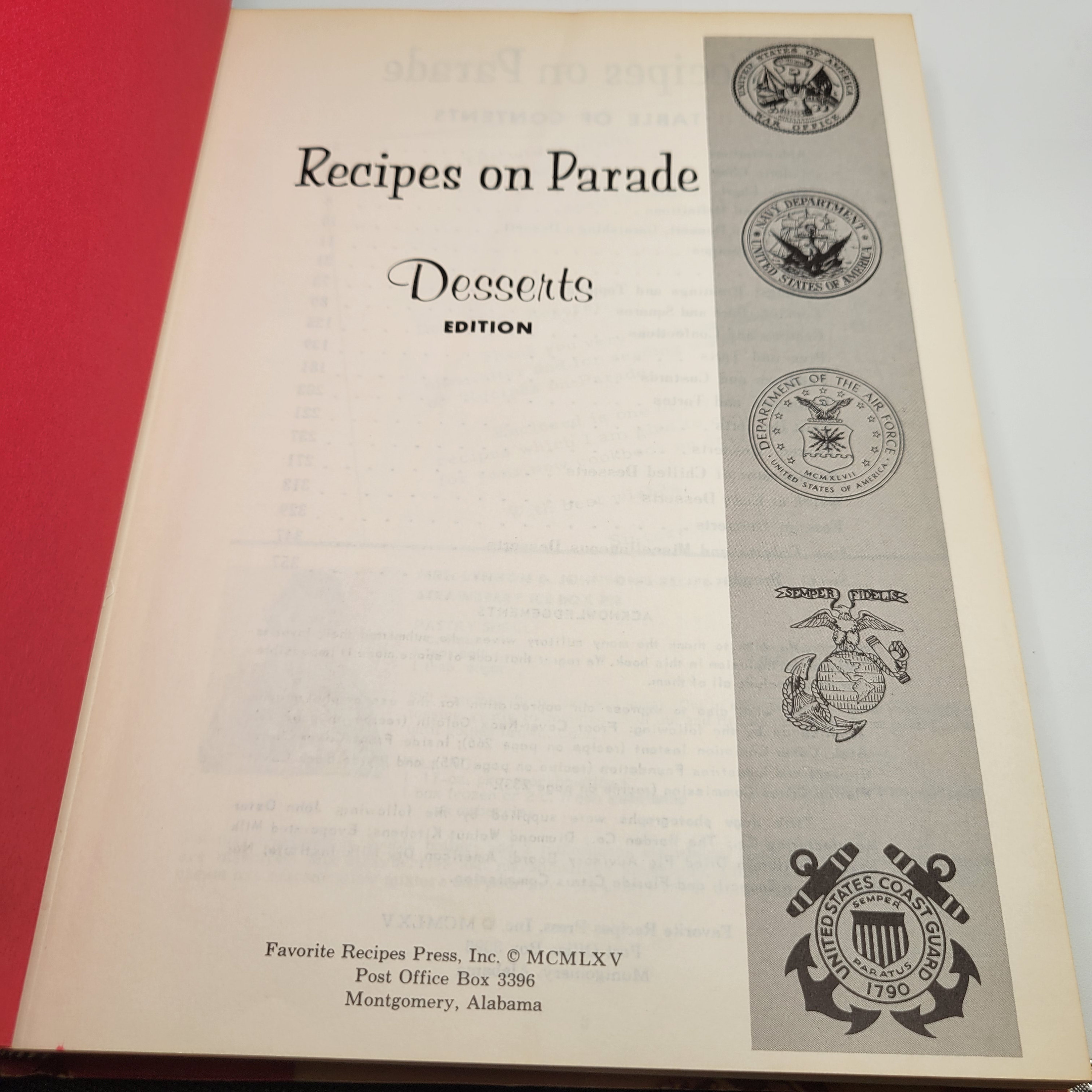 Vintage 'recipes on Parade' Dessert Cookbook, 1965 - Etsy