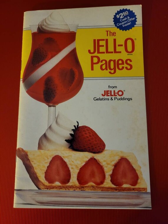 The Jell-o Pages Cookbook 1987 Gelatins and Puddings - Etsy