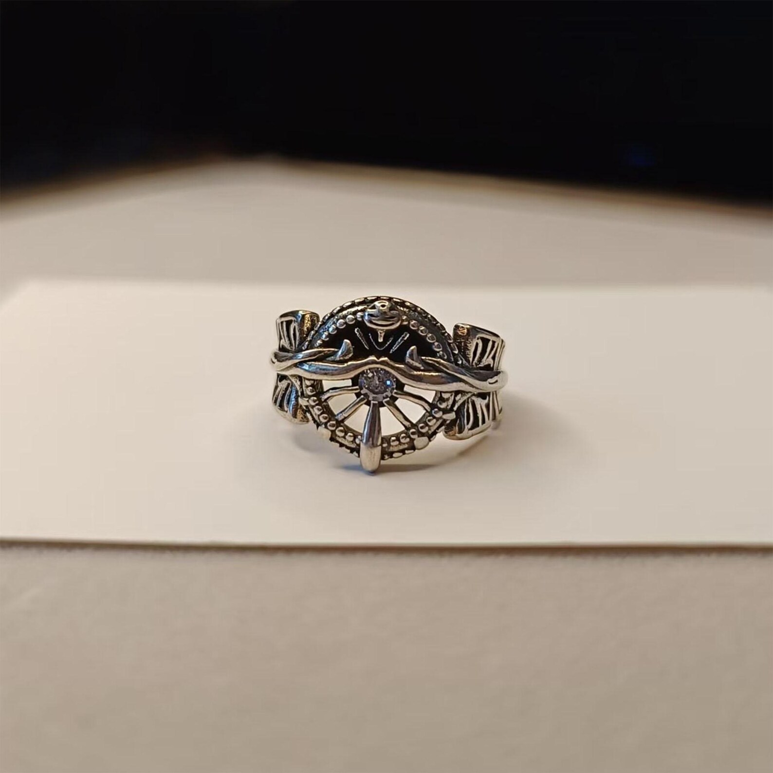 Ring of the Lucii, Lucis Ring, Final Fantasy Ring, Adjustable Open Ring ...