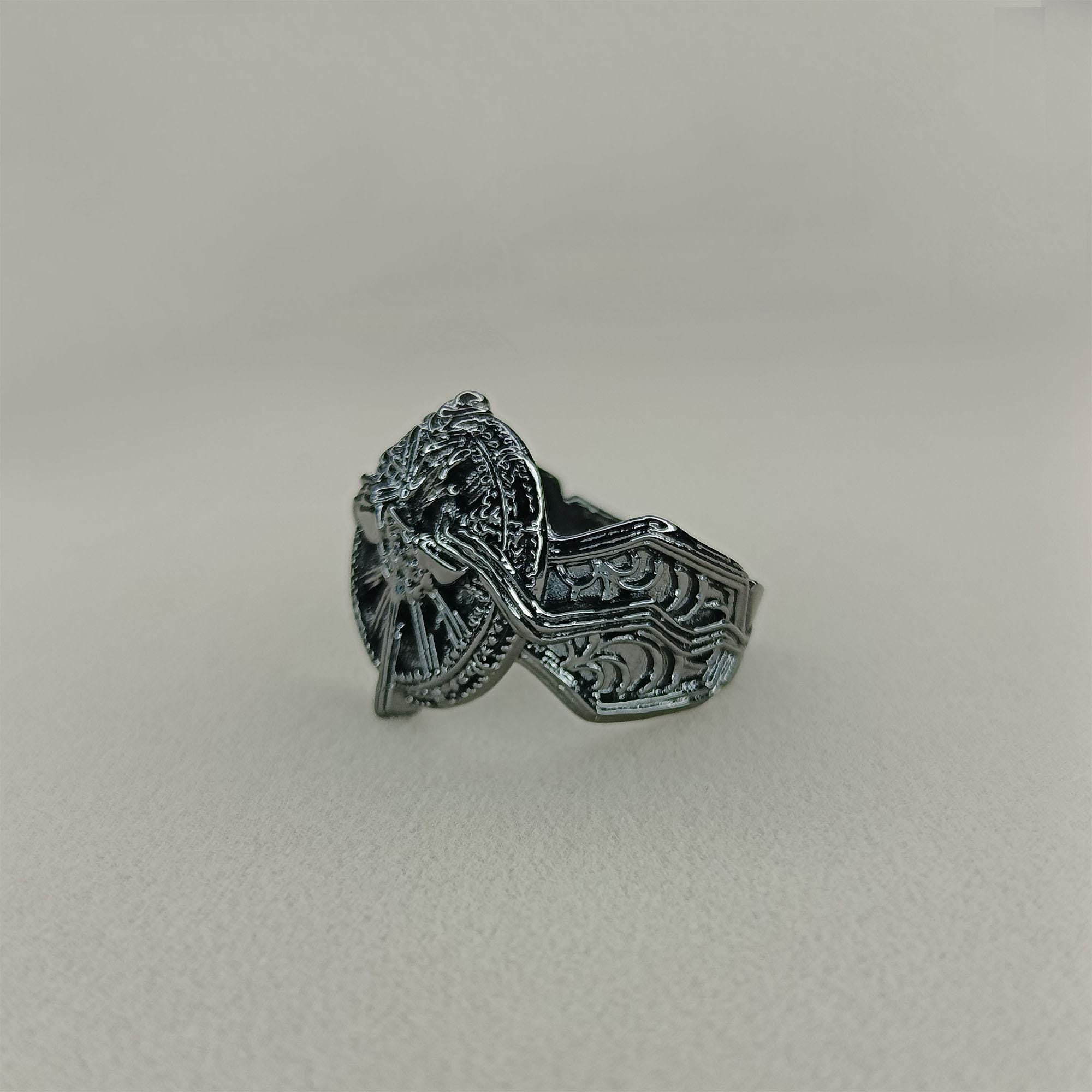 Lucis Ring, Ring of the Lucii, Final Fantasy Ring, Handmade Engraved ...