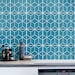 Blue Modern Tile Stickers, Mosaic, Suitable for Wall and Floor ...