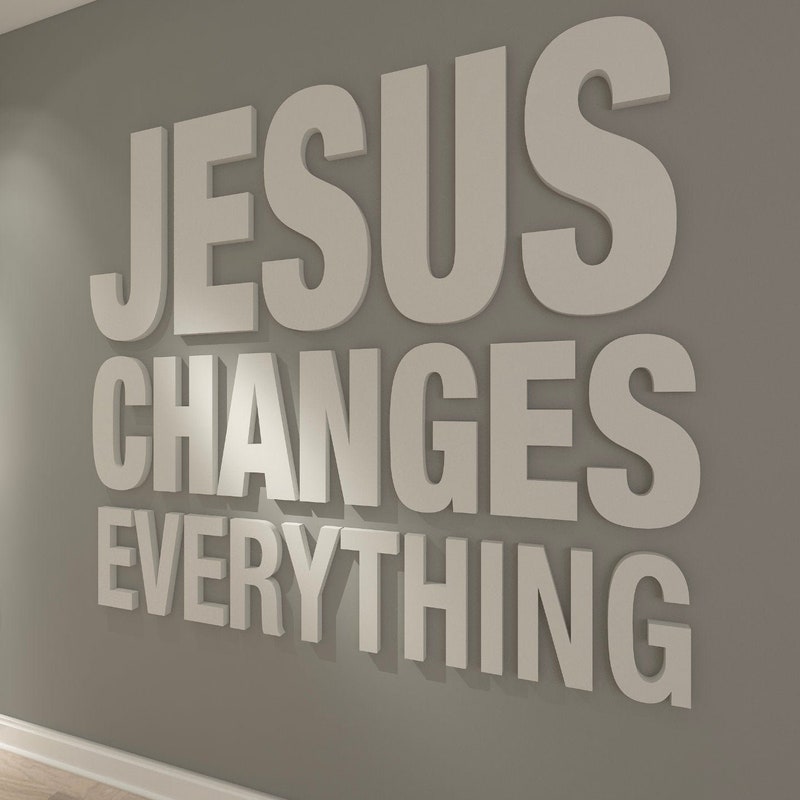 3d Wall Mural & Jesus - Etsy