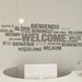 Welcome Sign Multiple Languages Office Decor Lobbies Hotels - Etsy