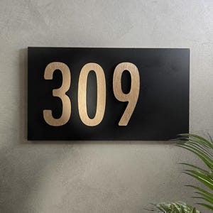 Personalized Plaque Sign, Room Number Sign, Hotel Room Number, Office ...