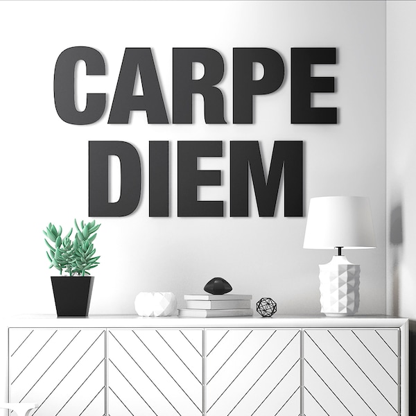 Carpe Diem Sign - Etsy