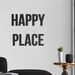 Happy Place - Block Letters - 3D Letters - Upper Case - Wall Decor ...