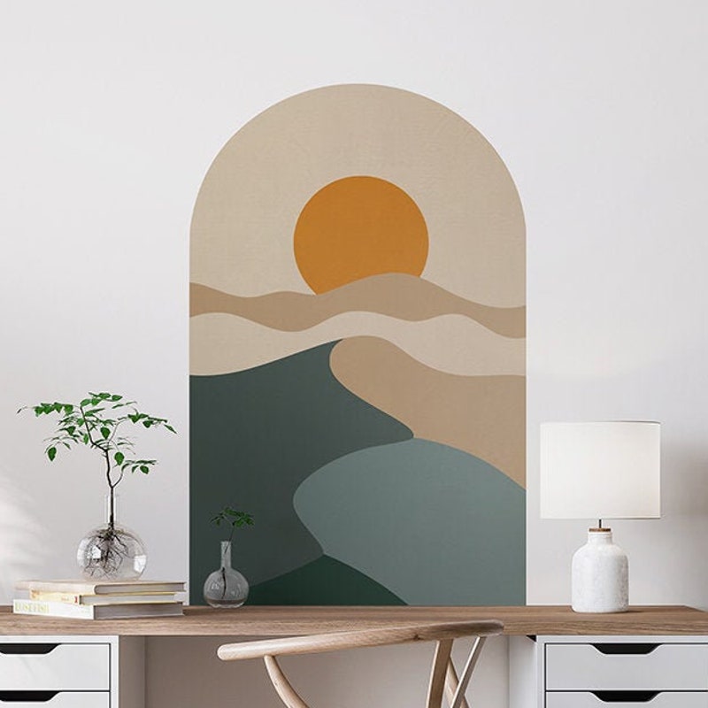 Sunset Wall Decal - Etsy