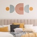 Abstract Wall Decal, Boho Color Block Wall Decals, Color Blocking ...