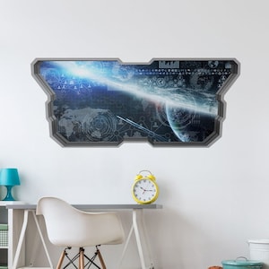 Command Center - 3D Window - 3d Wall - 3D Wallpaper - 3d Wall Art - 3d ...