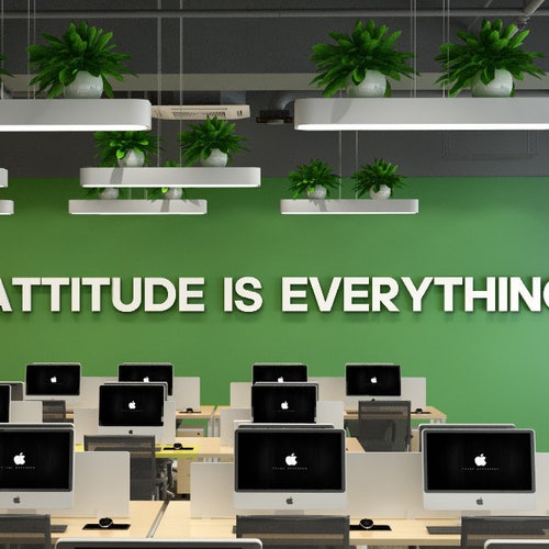 Mindset is Everything Office Wall Decor Quote Office Wall | Etsy
