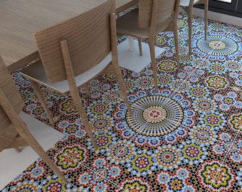 Spanish Tiles Flooring Floor Tiles Floor Vinyl Tile | Etsy