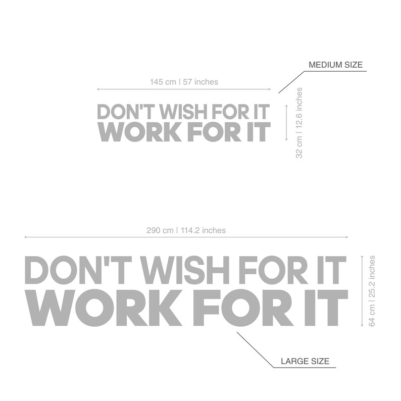 Work for It, Signs, Gym Wall Art, Wall Hangings, Gym Decor, Gym, Gym ...