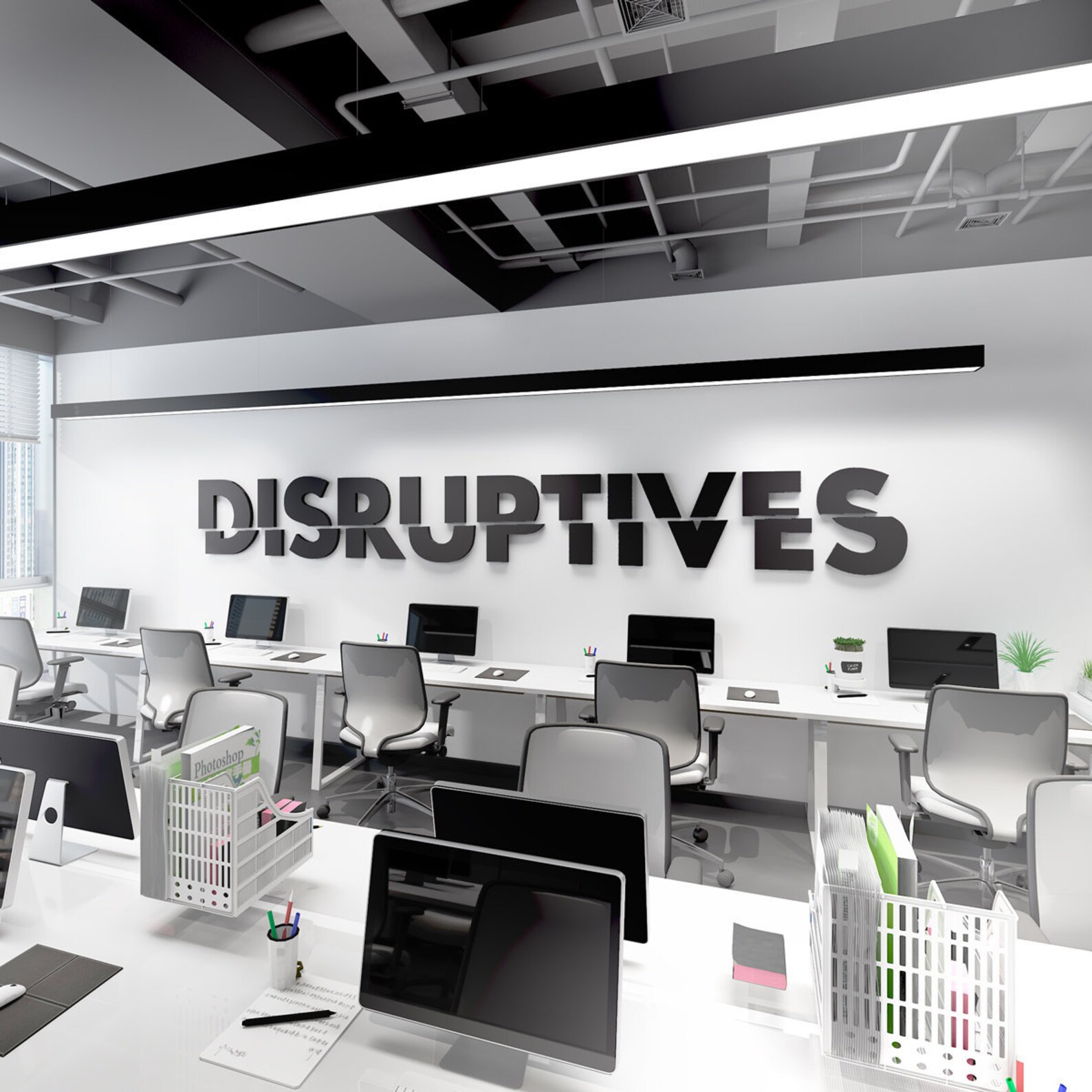Disruptives, Office Design, 3D, Office Decor, Office Wall Art, Office ...