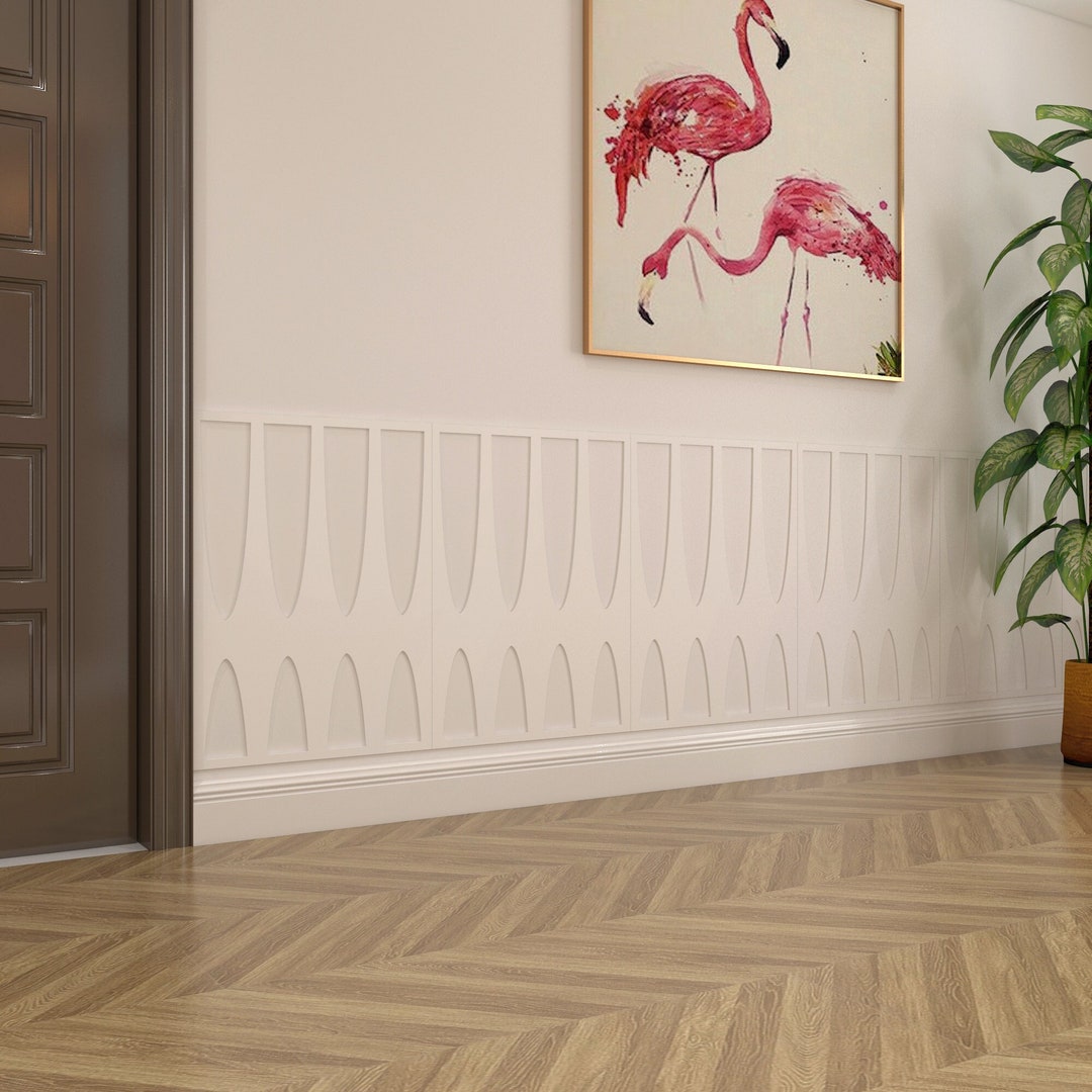 MCM Wainscot, 3D Decorative Wall Panels, Art Deco Wainscot Paneling ...