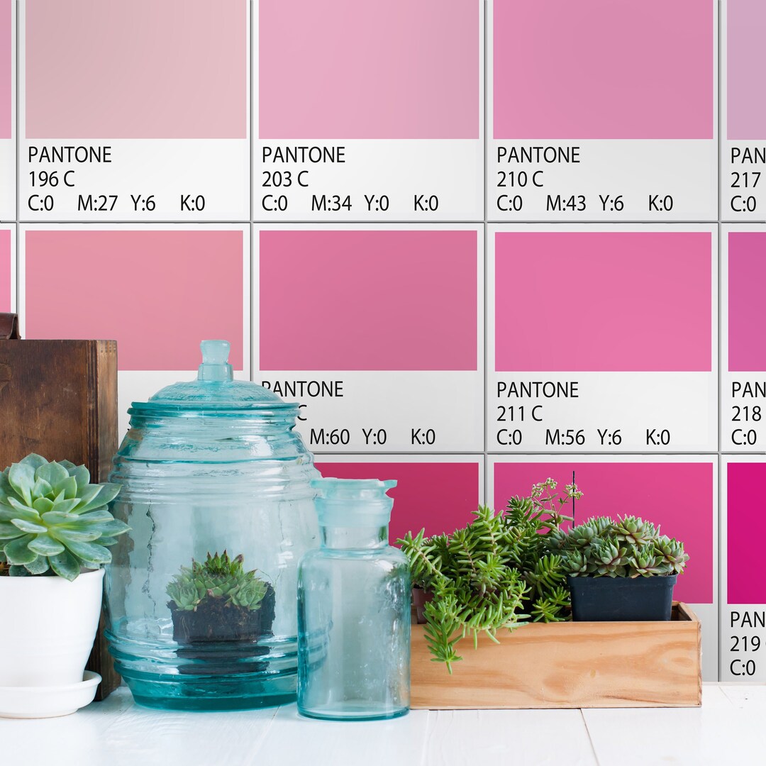 Pantone Pink, Stair Stickers, Carrelage Adhésif, Stair Decals, Stair ...