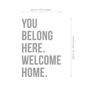 You Belong Here Sign, 3D Quote Letters, Inspirational Quotes, Mental ...