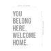 You Belong Here Sign, 3D Quote Letters, Inspirational Quotes, Mental ...