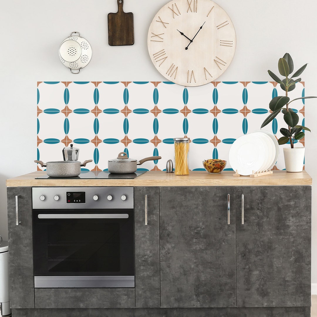 Nuuk Tile Stickers, White Tile Decals, Tiles Stickers Bathroom Decor ...