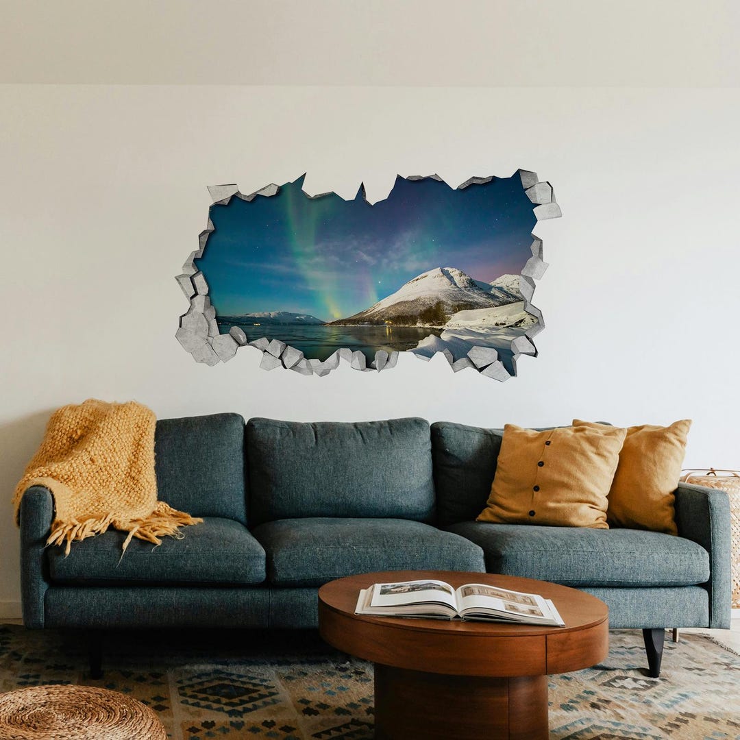 Night Sky 3D Effect Ceiling - 3d Wallpaper - 3d wall decals - 3d ...