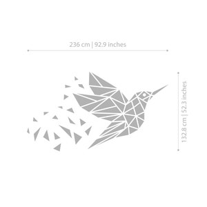 Geometric Bird Wall Decor, Animal Geometric Wall Art, Geometric Figure ...