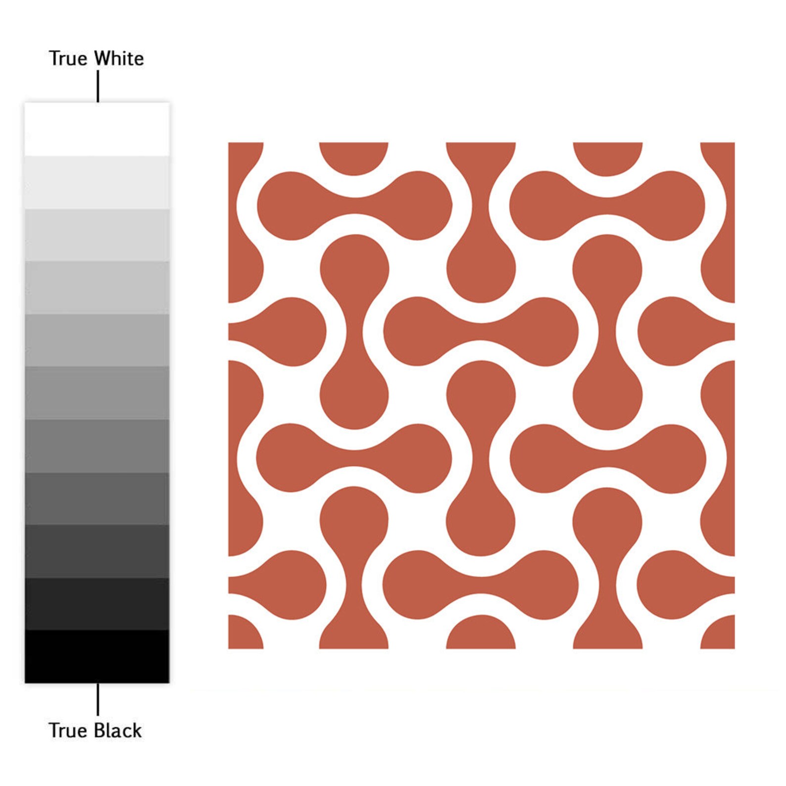 Tunis Pattern Tile Stickers Mid Century Decor 70s Decor - Etsy