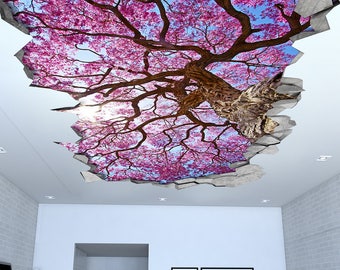 Night Sky 3D Effect Ceiling 3d Wallpaper 3d Wall Decals 3d Printed 3d ...