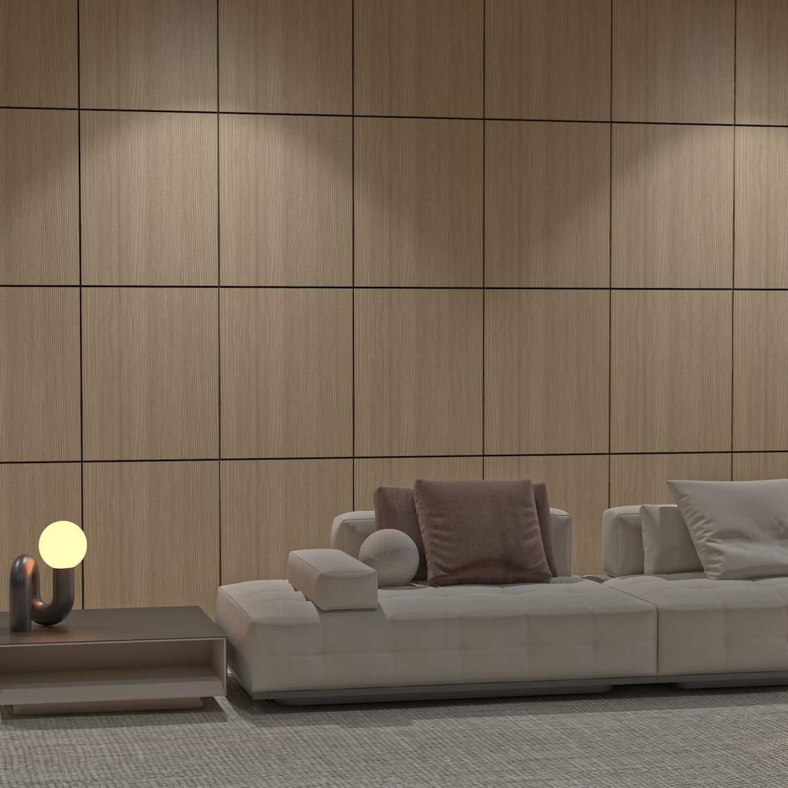 Light Wood Decorative Panels, 3D Wall Cladding, Accent Wall Design ...