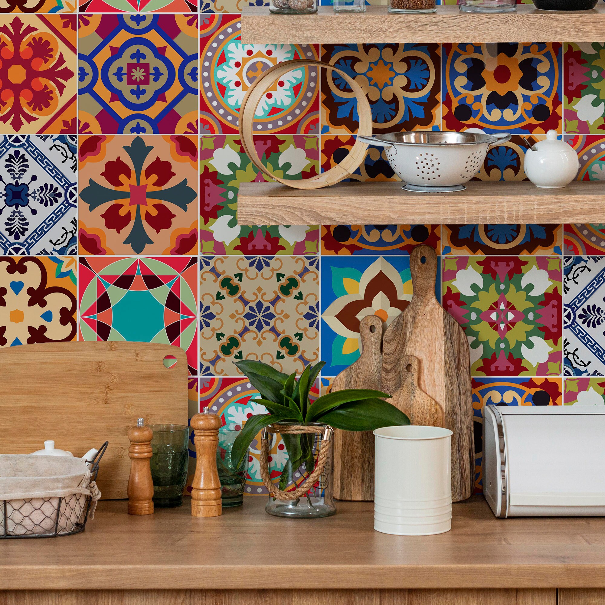 Talavera - Tile Decals - Tile Stickers - Talavera Traditional Tiles ...