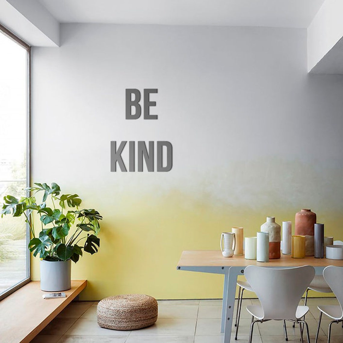 Be Kind Sign Gallery Wall Sign 3D Letters Quote Art - Etsy