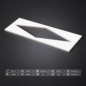 Rectangular Wall Panel - Wall Paneling - 3D Panel - 3D Wall Panels ...